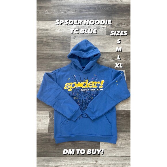 Spyder | Sweaters | Sp5der Hoodie Blue | Poshmark